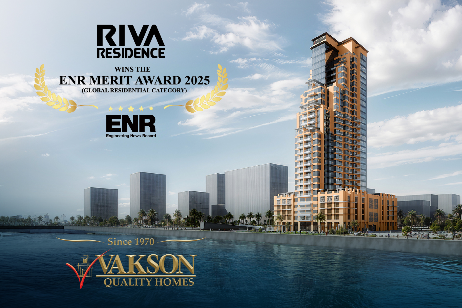 Riva Residence Wins ENR Merit Award 2025 for Global Residential Excellence
